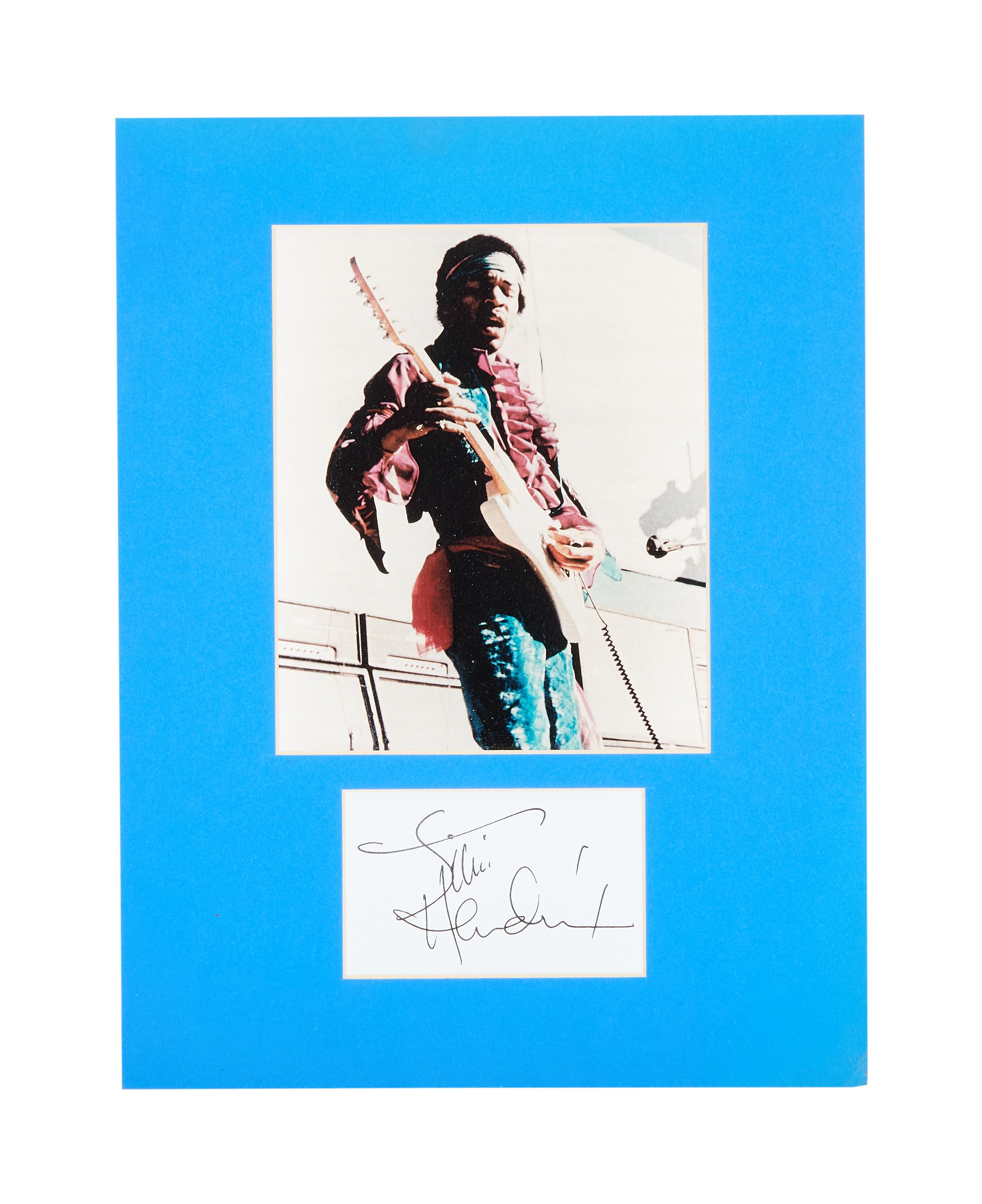 Jimi Hendrix | Signed Cut Sheet