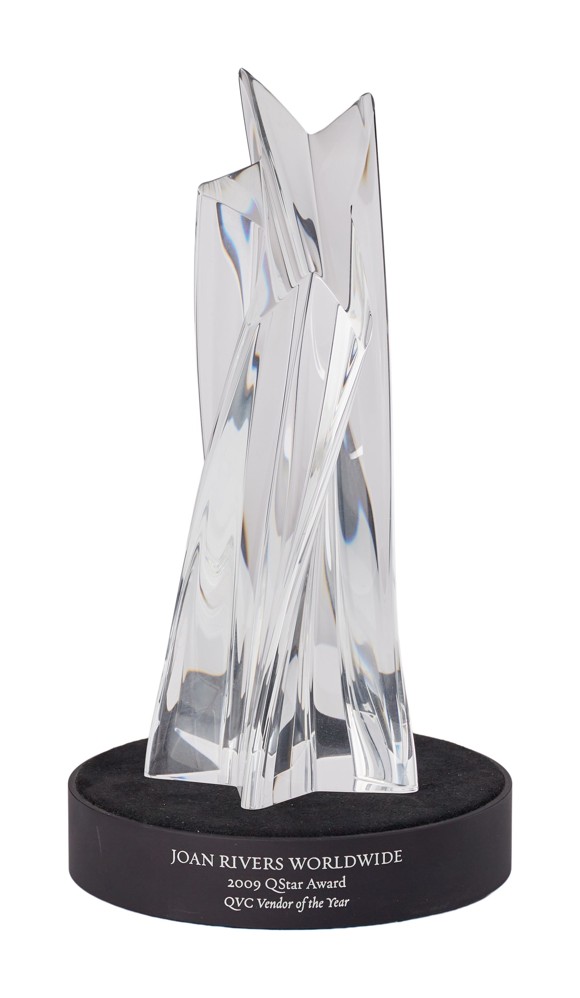 Joan Rivers | 2009 QStar "QVC Vendor of the Year" Steuben Award