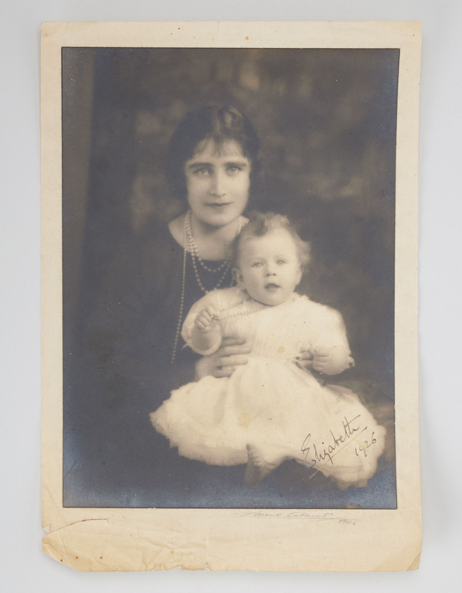 Queen Elizabeth II | 1926 Baby Portrait with The Queen Mother