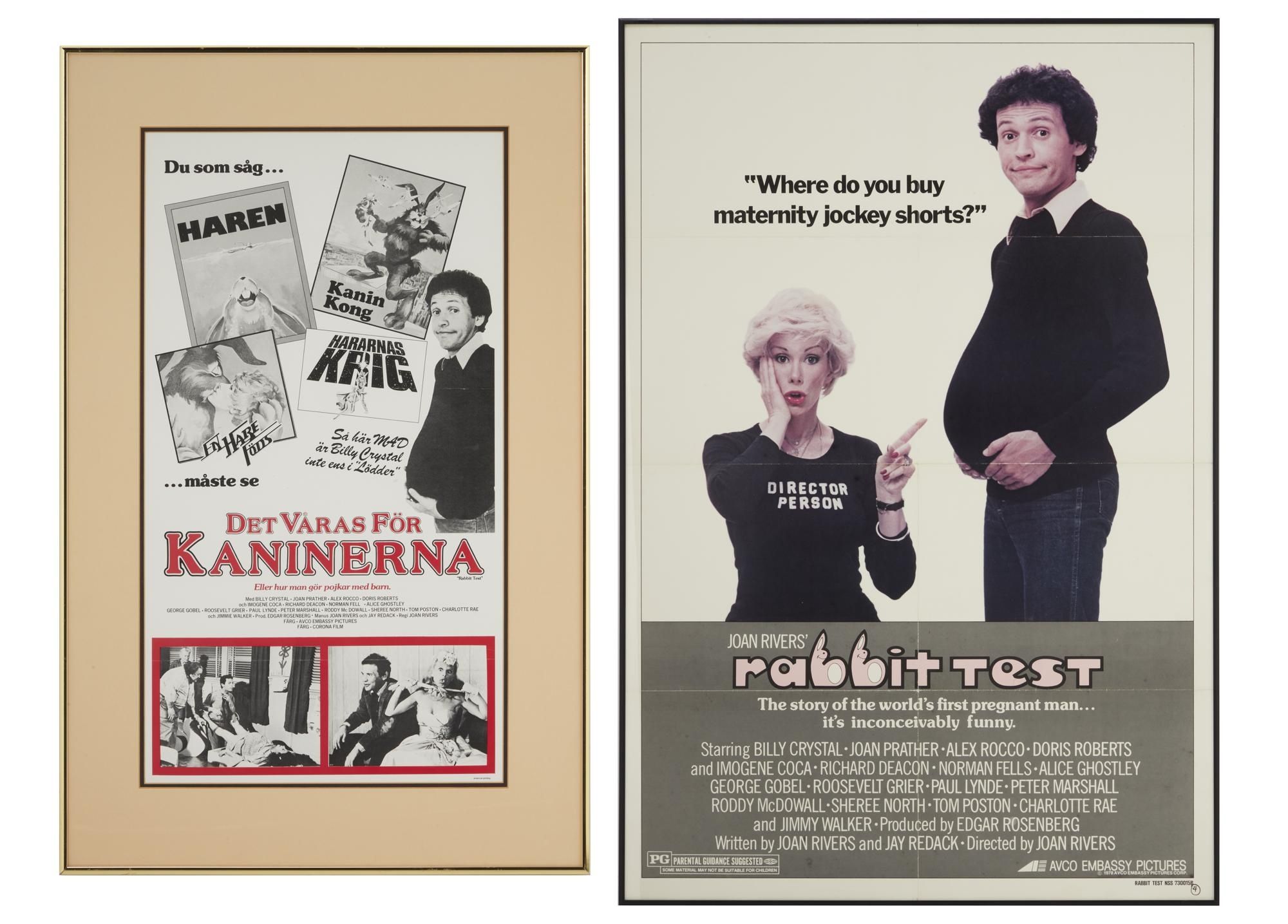 Joan Rivers | "Rabbit Test" U.S. and Scandinavian Film Posters