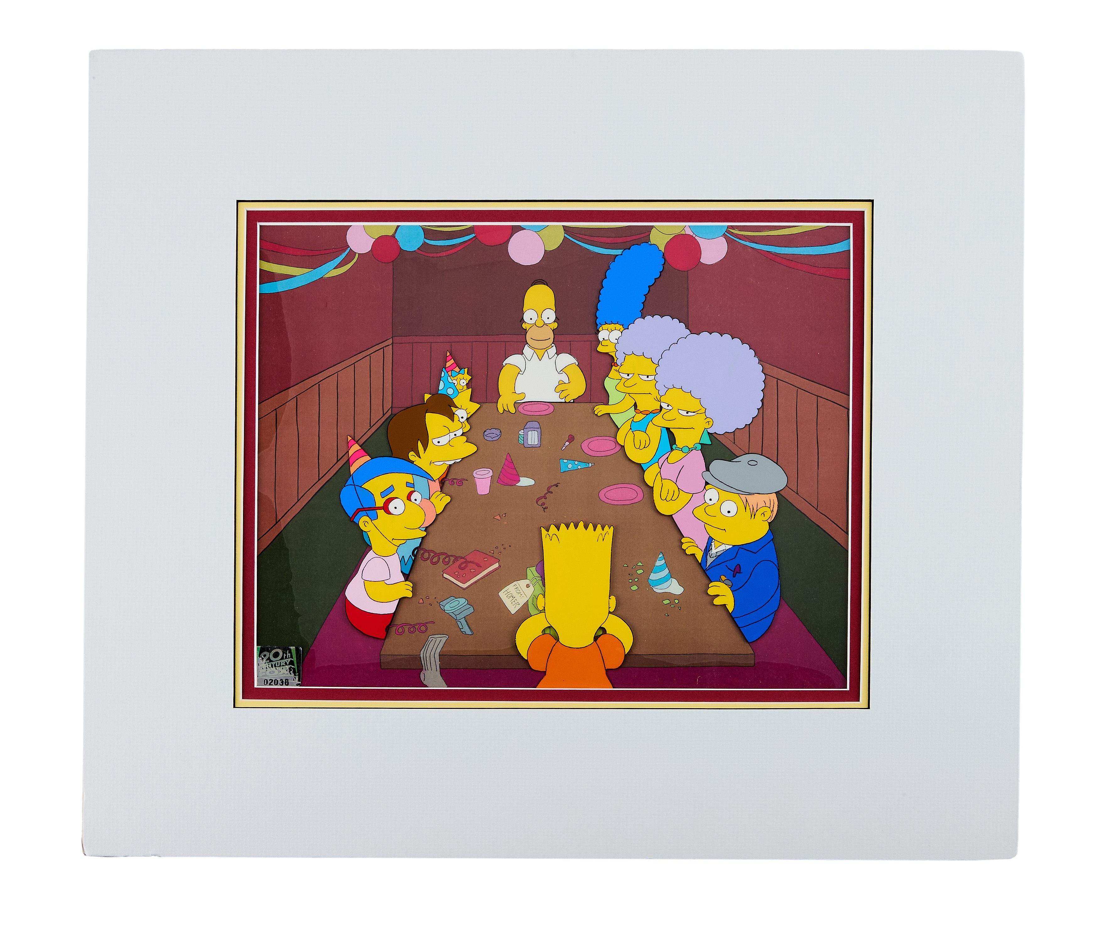 The Simpsons | "Radio Bart" Animation Cel