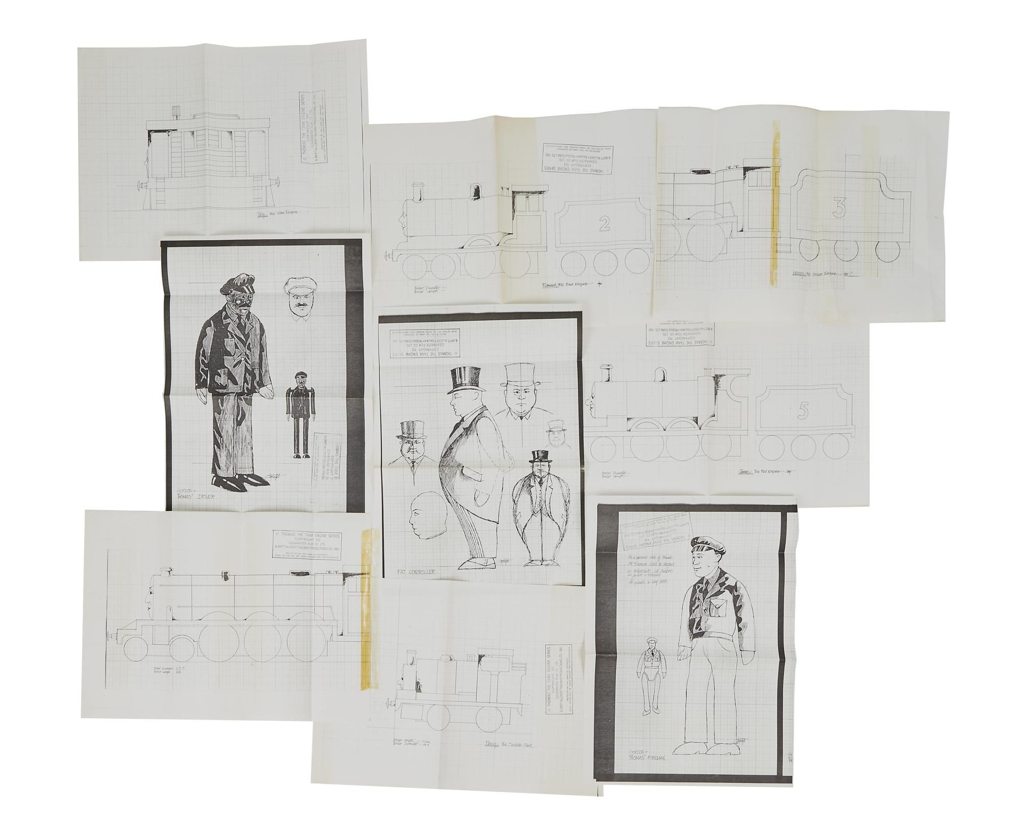 Thomas & Friends | Train and Character Blueprint Copies