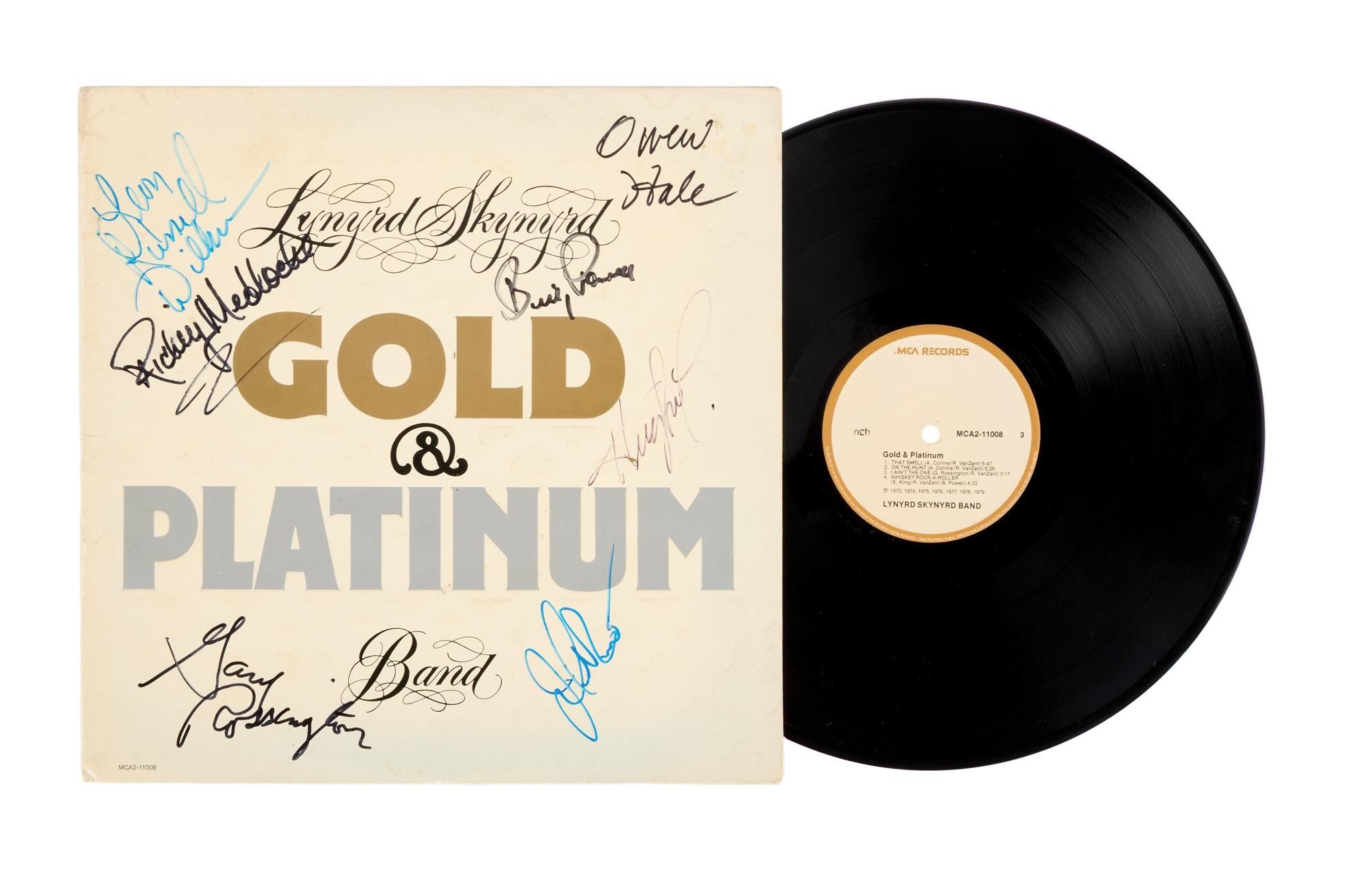Lynyrd Skynyrd | Band-Signed "Gold And Platinum" Record Album Sleeve