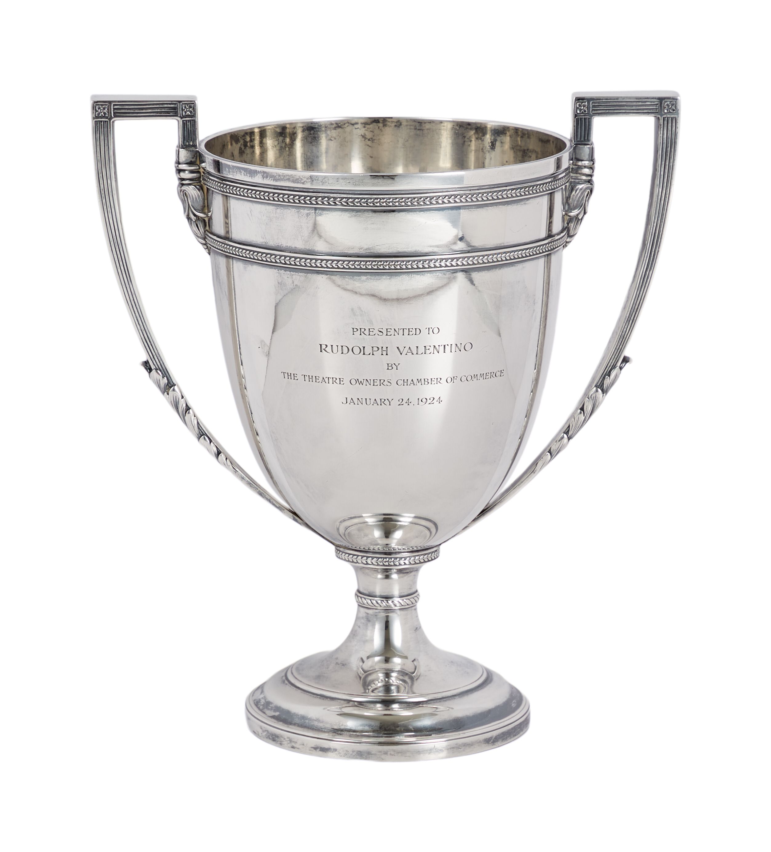 Rudolph Valentino | 1924 Sterling Silver Loving Cup by Tiffany & Co.
