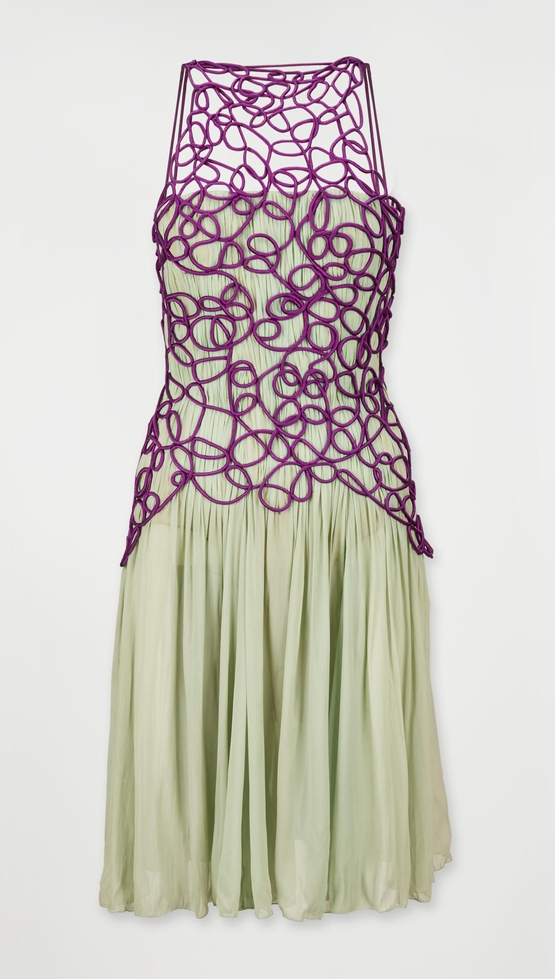 Atelier Versace | Spring/Summer 2000 Chiffon Evening Dress