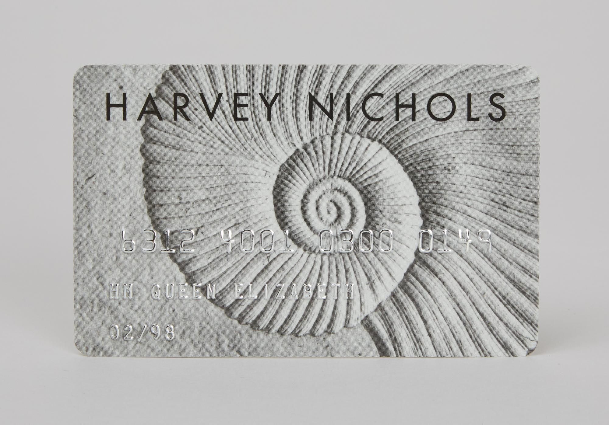 H.M. Queen Elizabeth | Harvey Nichols Credit Account Card