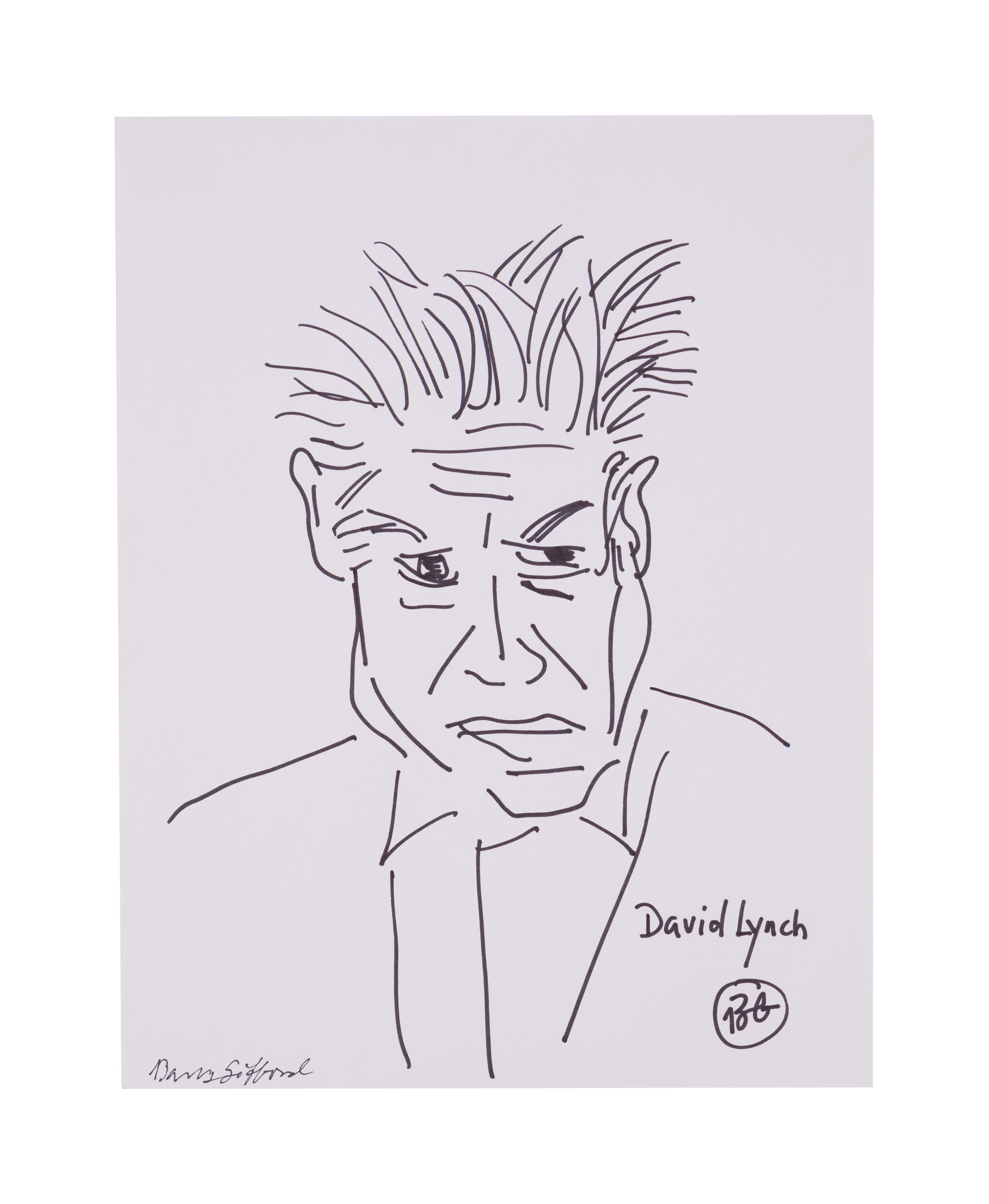 David Lynch | Original Portrait Drawing by Barry Gifford