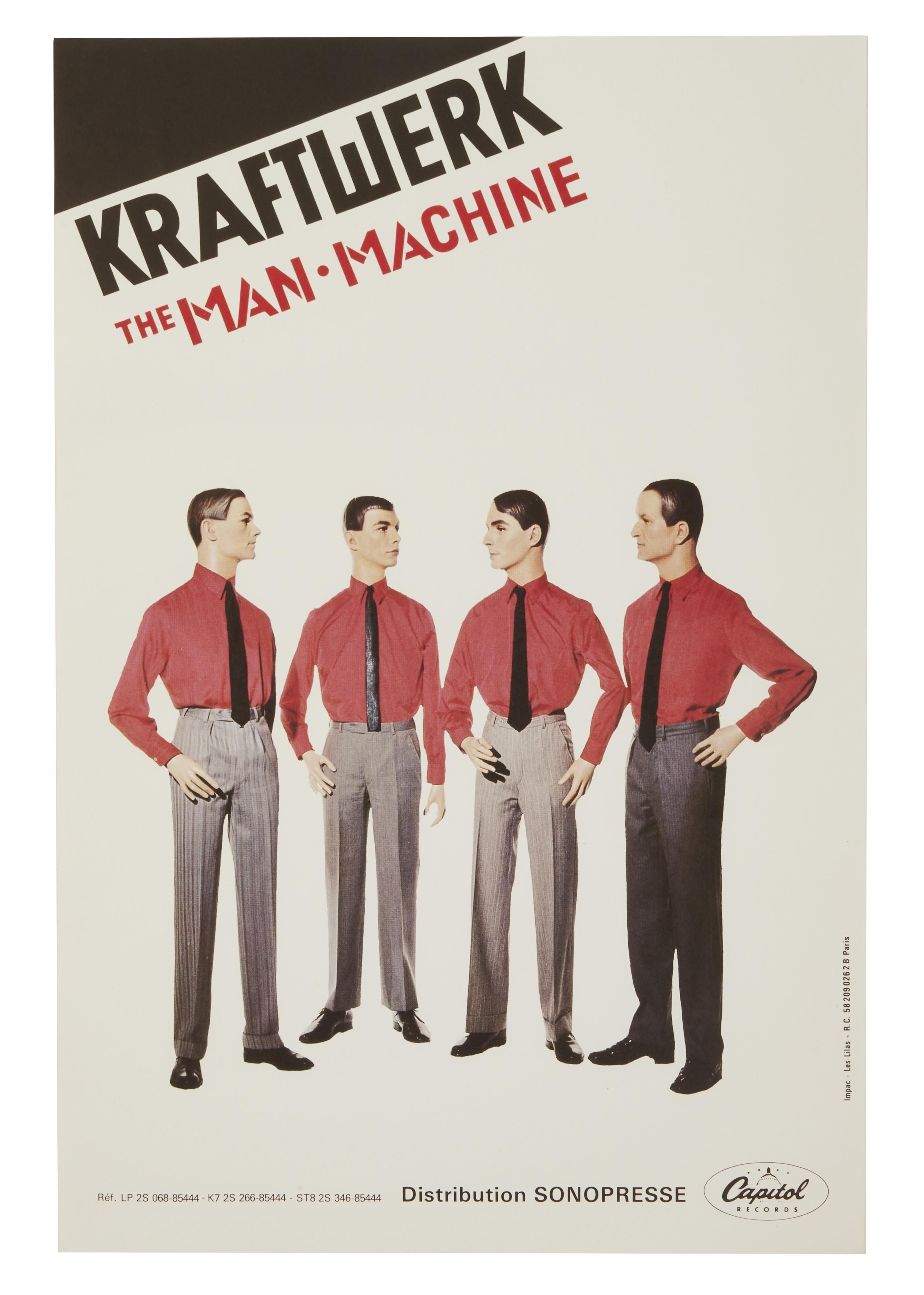 Florian Schneider | 1978 "The Man-Machine" French Promo Poster