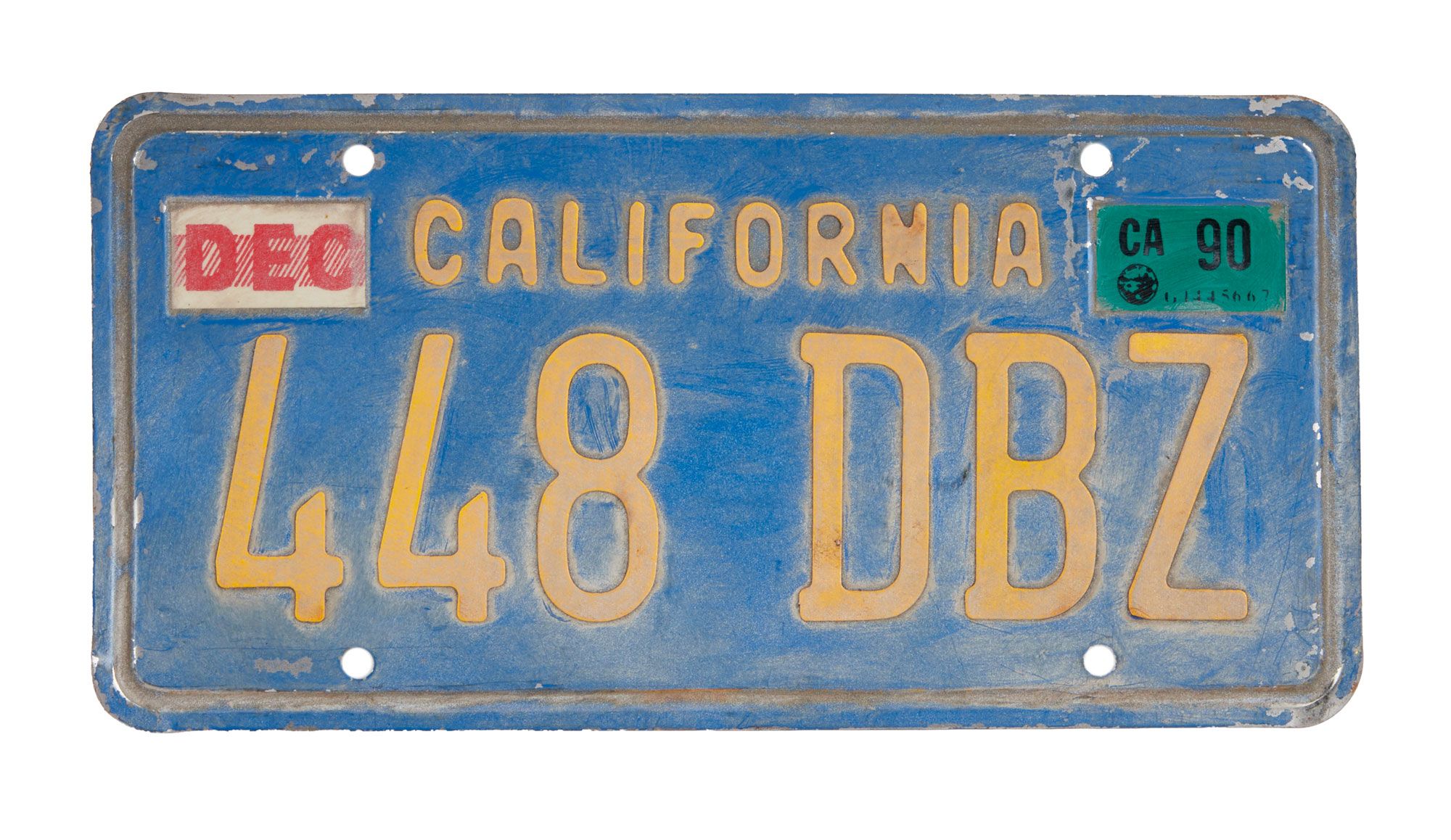 Columbo | Peugeot 403 Cabriolet License Plate Prop