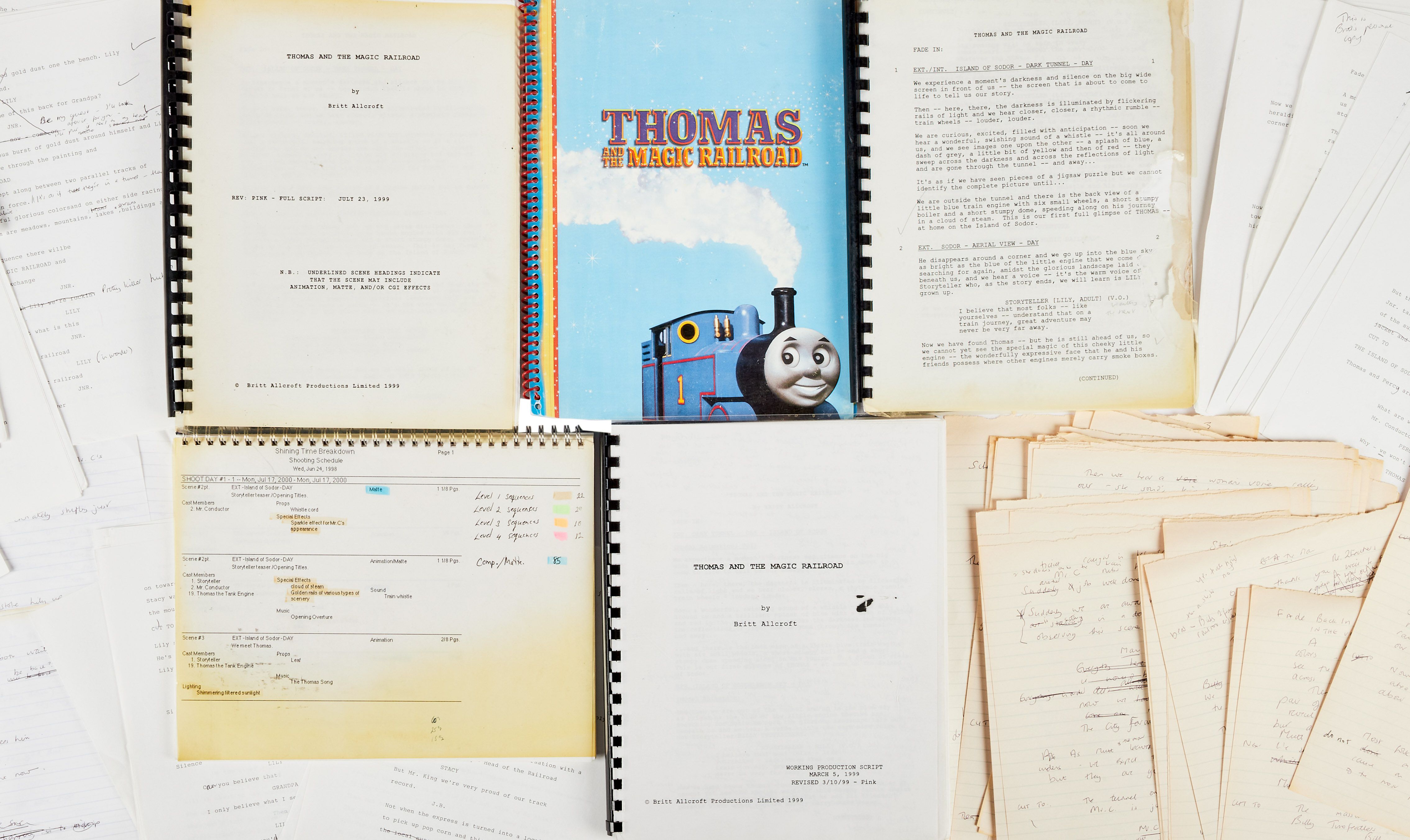 Thomas and the Magic Railroad | Early Production Scripts, Style Guide ...