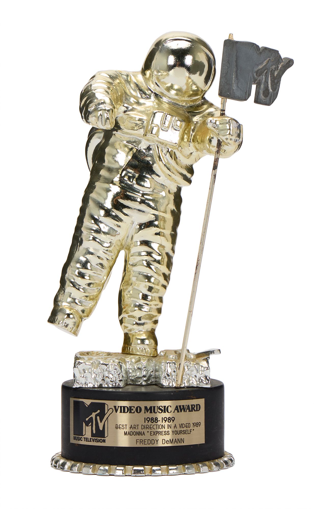 Madonna | 1988-1989 "Express Yourself" MTV Video Music "Moonman" Award ...