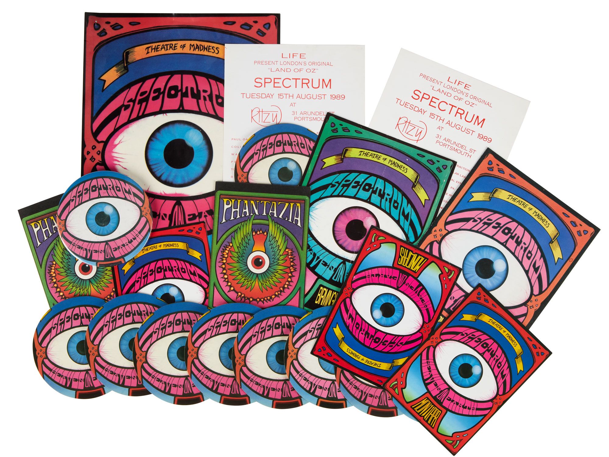 Paul Oakenfold | Early Acid House Flyers and Ephemera for Spectrum and ...