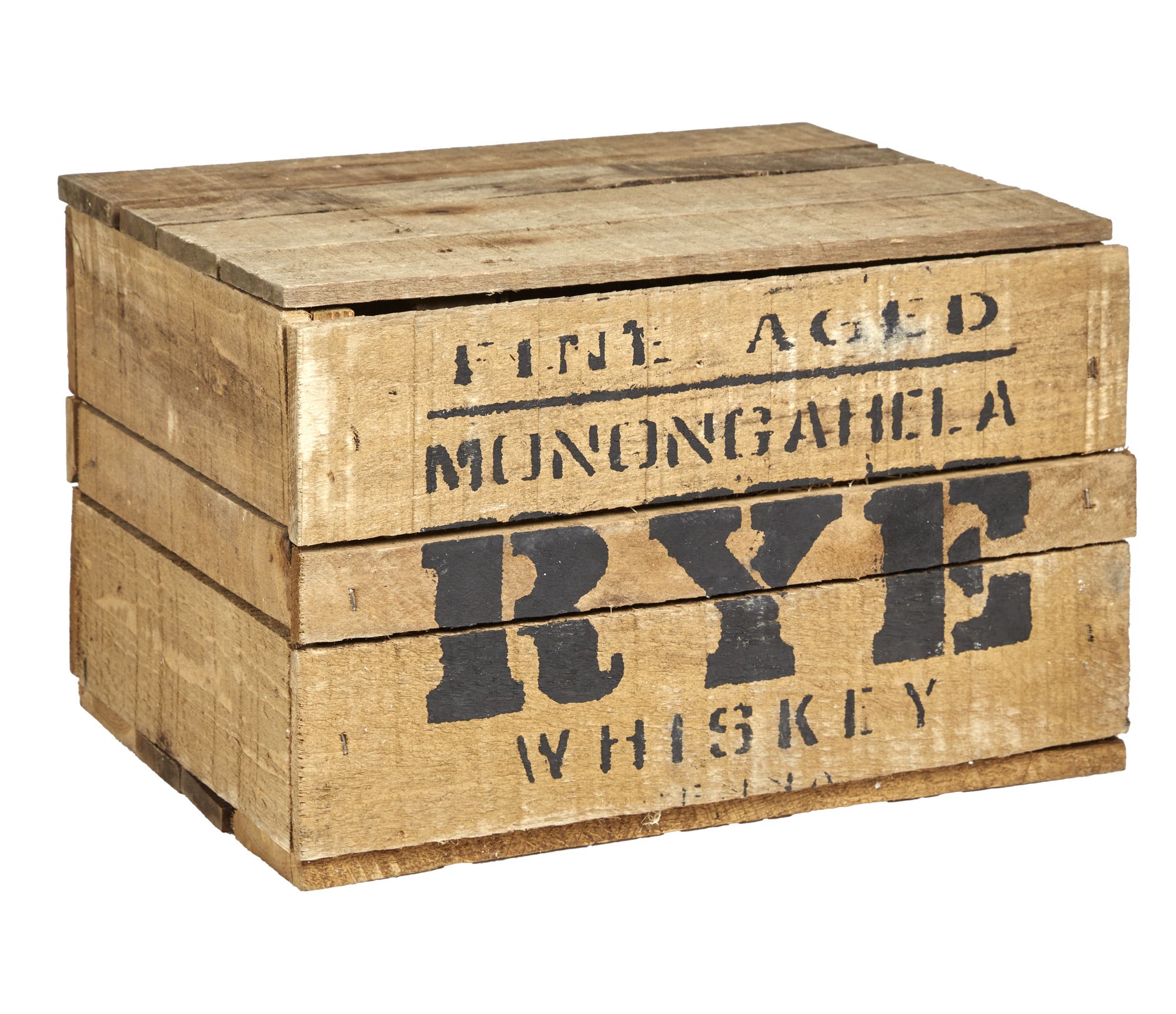 Boardwalk Empire | Monongahela Rye Whiskey Crate and Bottles Props