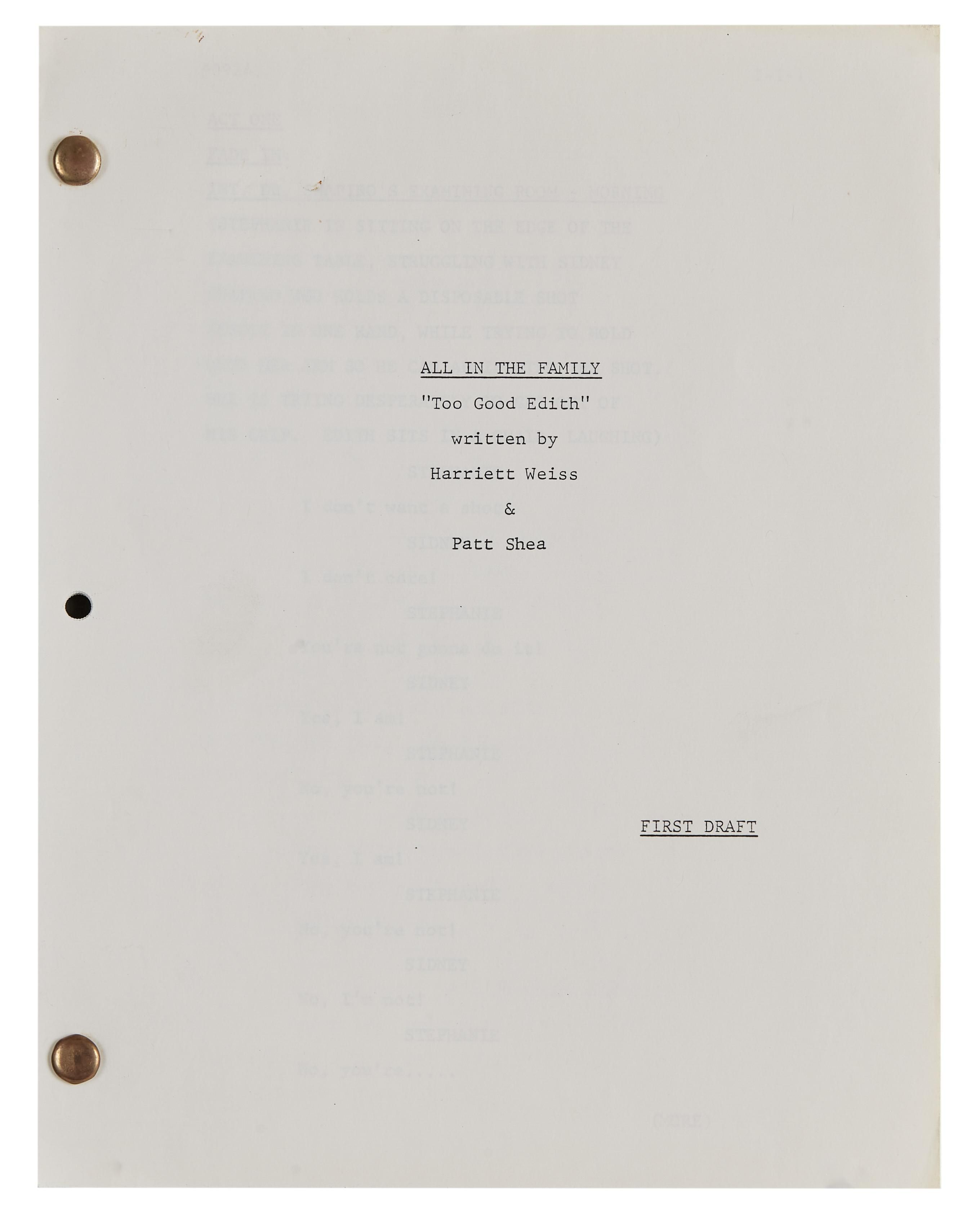 All in the Family | 1979 Script