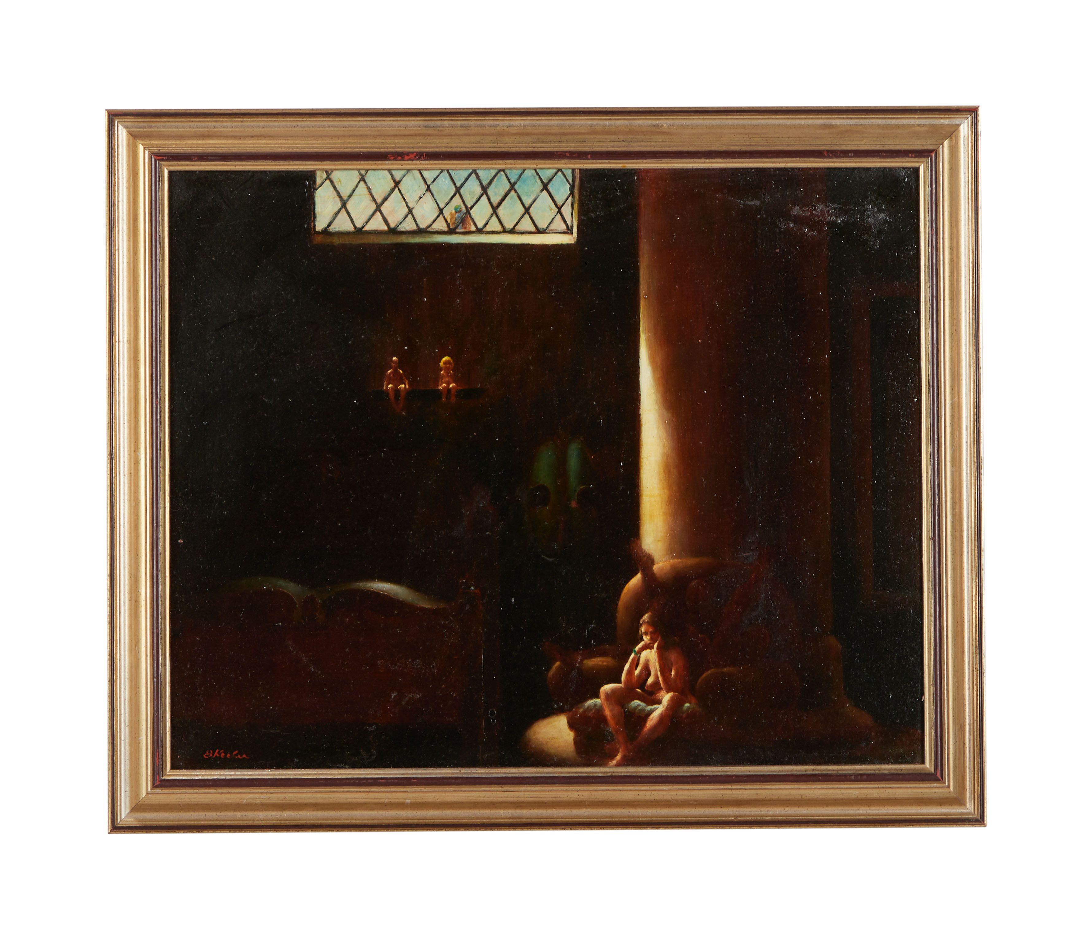 David Lynch | Bushnell Keeler Signed Surrealist Painting