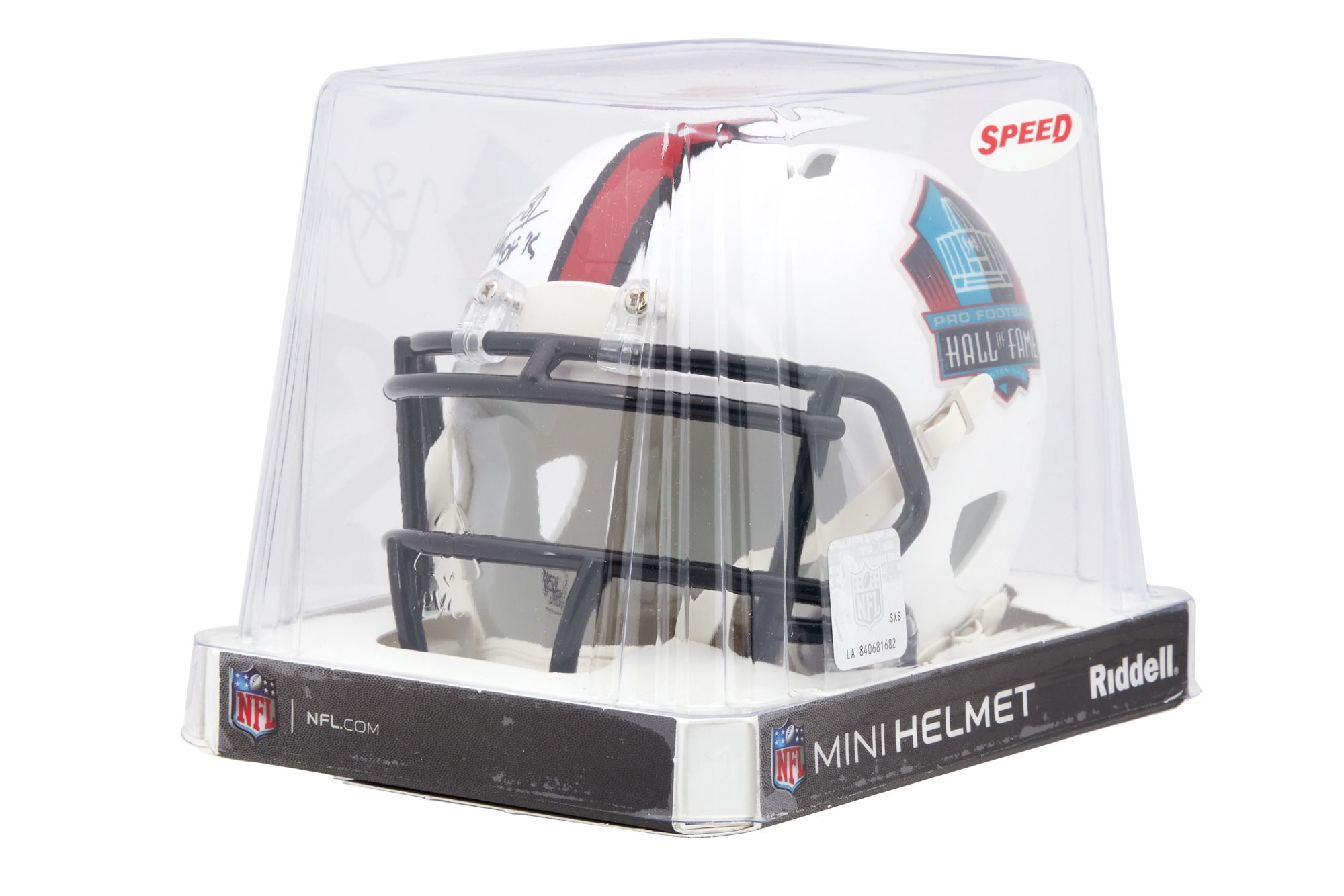 Tim Brown | Signed Mini NFL Hall of Fame Helmet