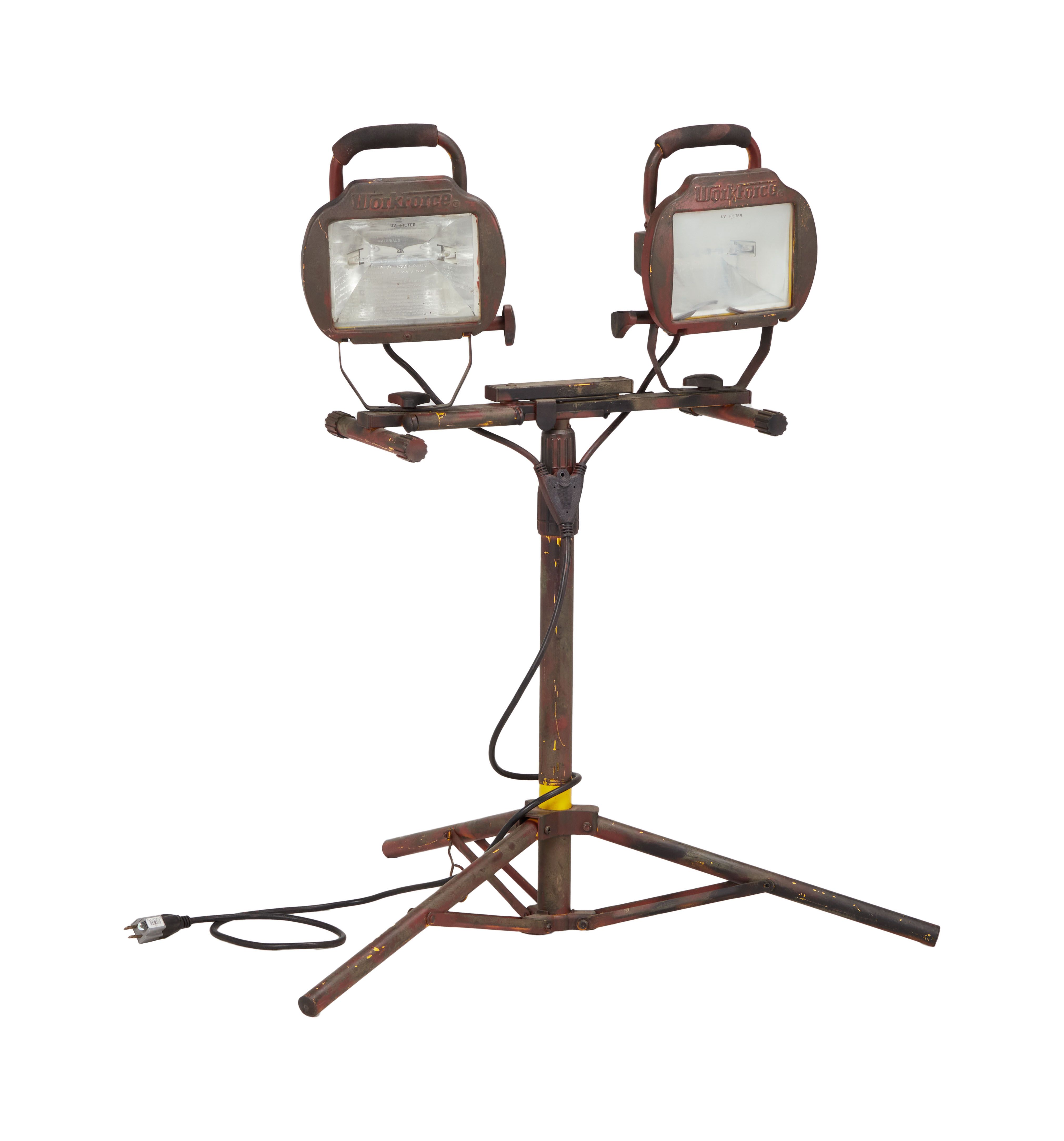 David Lynch | Dual Halogen Work Lights with Additional Lighting Equipment