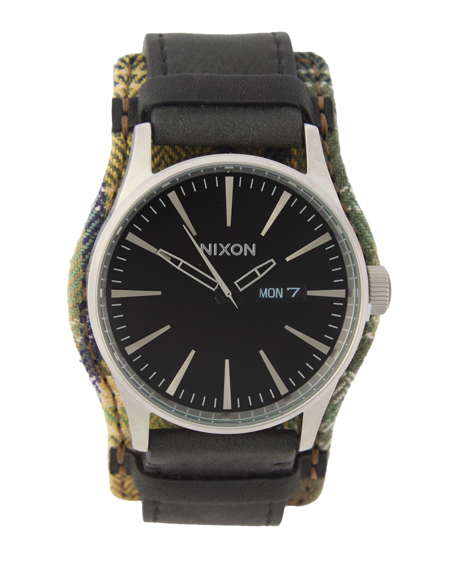 Dave Grohl | Nixon "Sentry" Stainless Steel Leather and Flannel Limited ...