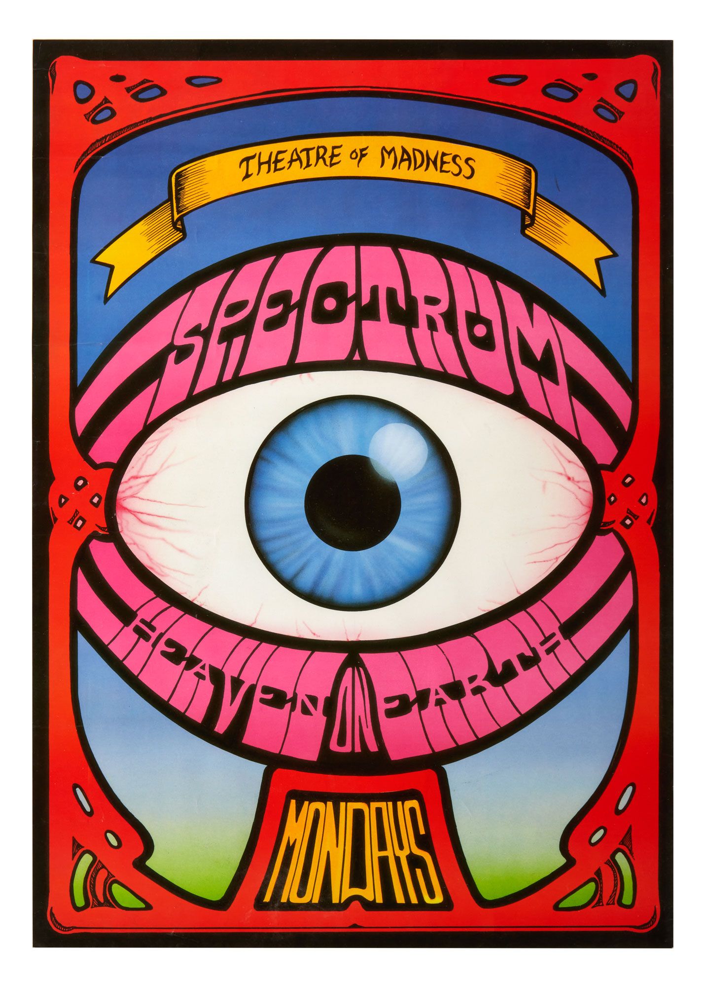 Paul Oakenfold | Early Acid House "Spectrum" Poster