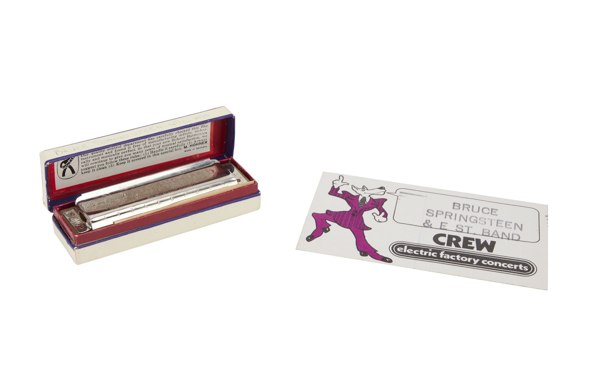 Bruce Springsteen | 1975 "Born to Run" Tour Stage-Played Hohner ...