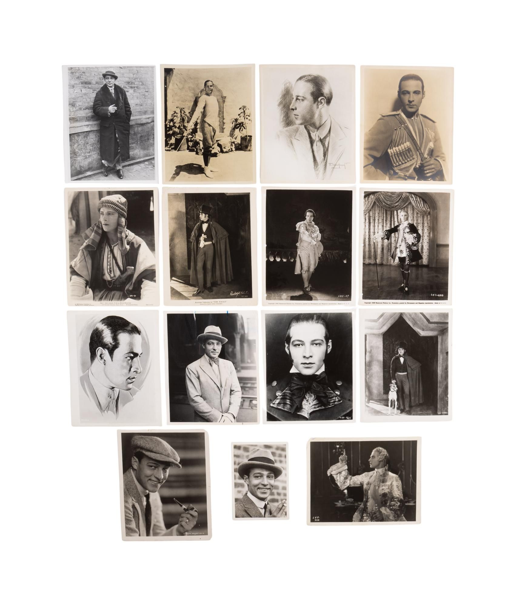 Rudolph Valentino | Black and White Photograph Group