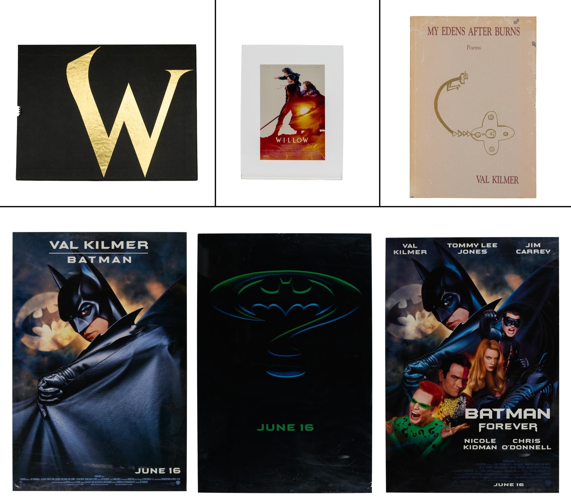 Val Kilmer | Signed "My Edens After Burns: Poems" Book and Film Ephemera