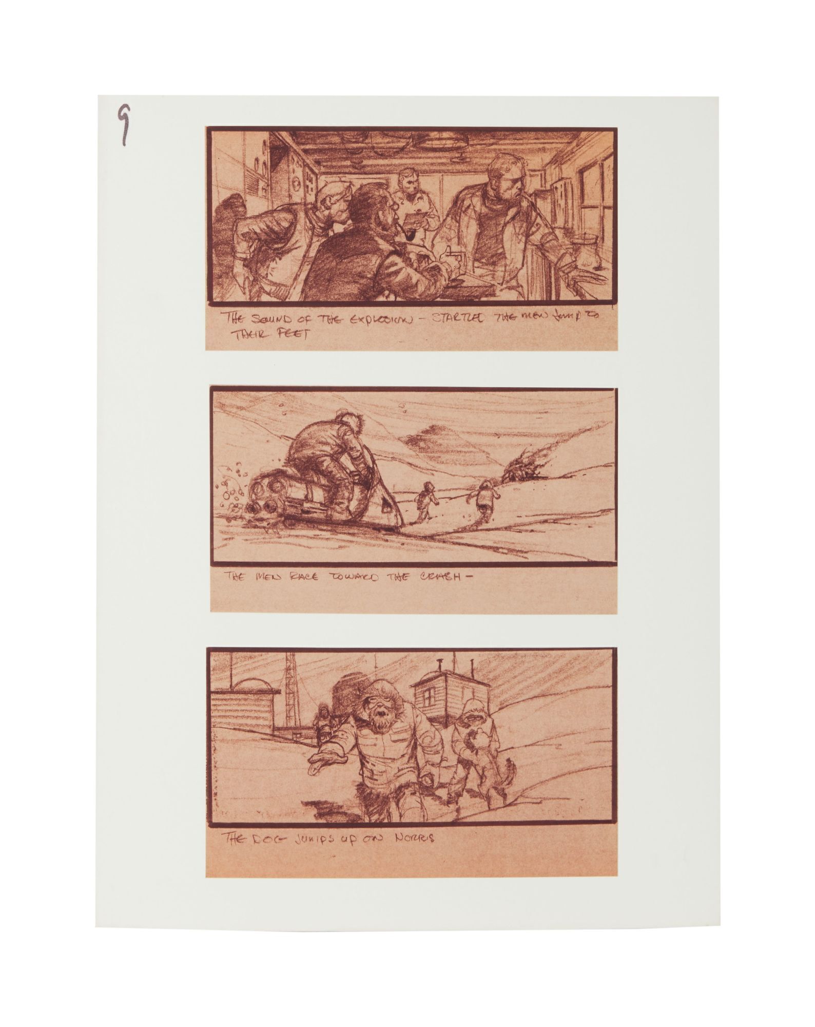 The Thing | Opening Sequence Storyboards Group (B)