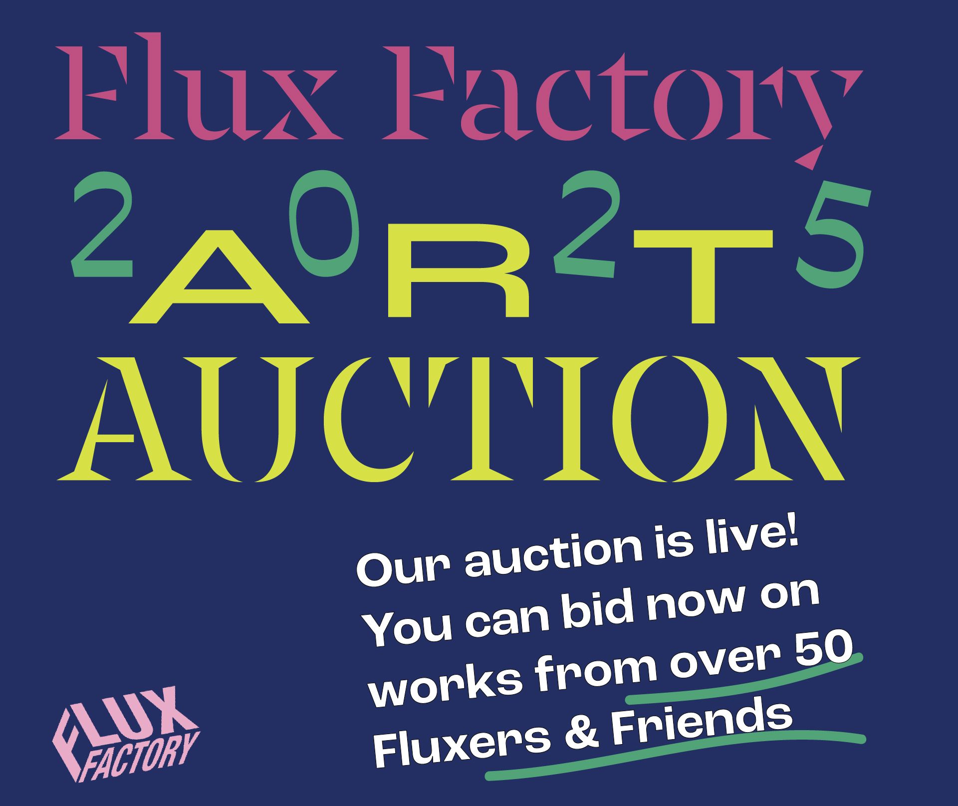 Flux Factory 2025 Art Auction
